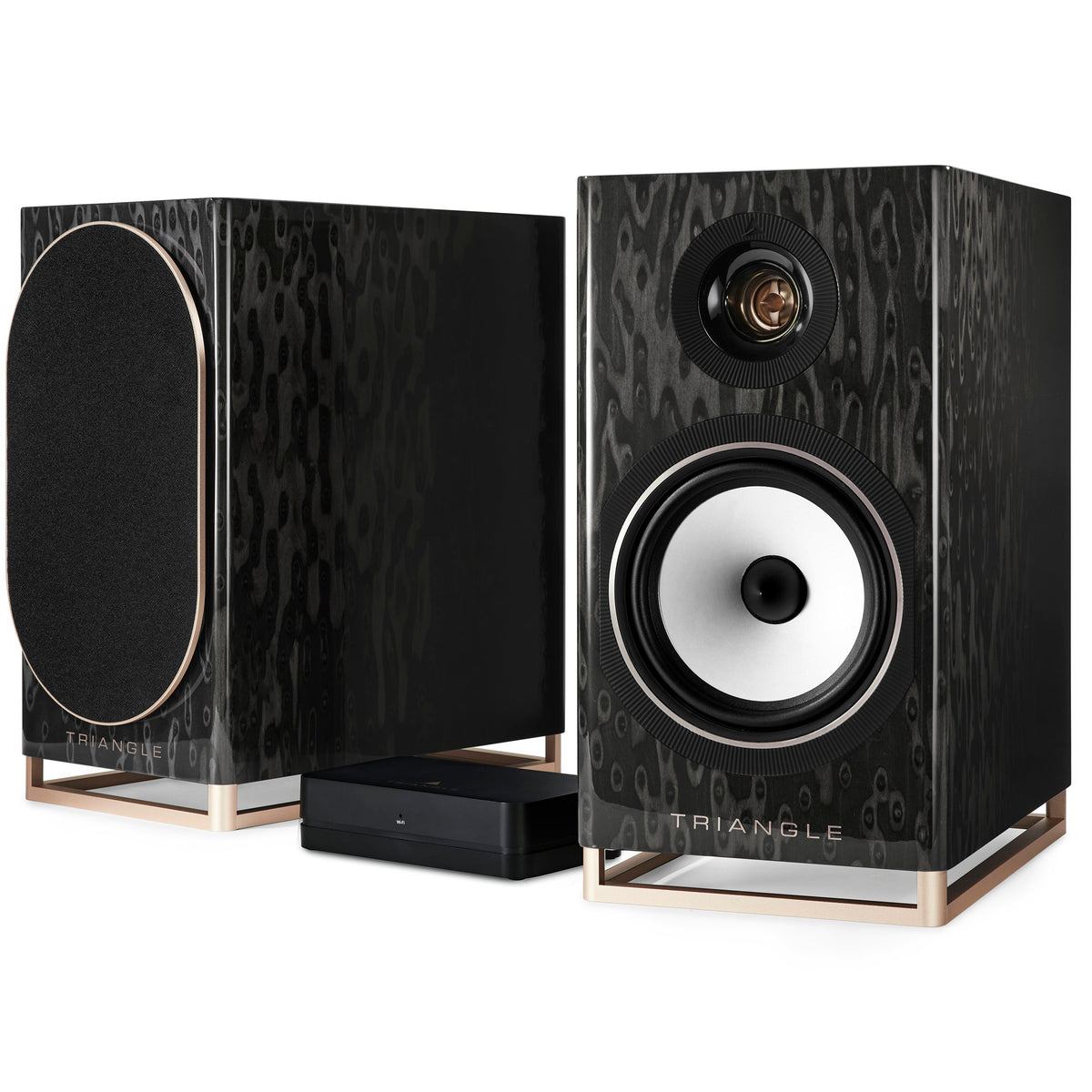 Triangle Capella 2 x 100W Wireless WiSA Bookshelf Speakers HDMI ARC ...