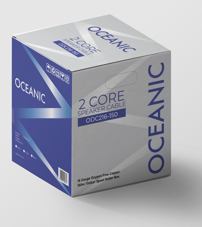 Oceanic 2 Core Speaker Cable 16 AWG 150m Oxygen Free Copper - Purple ...